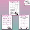 Panda Baby Shower Games Printable Set For Baby Girls - May Prints