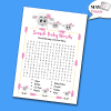 Little Lamb Baby Shower Games Package in 10 For Baby Girls